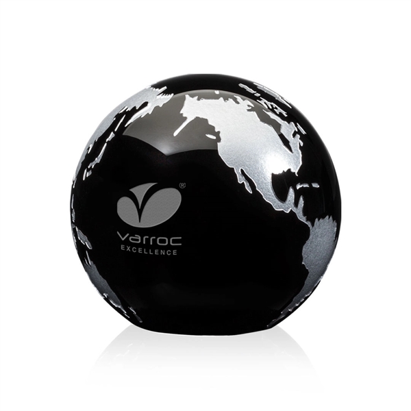 Globe Paperweight - Black | Plum Grove