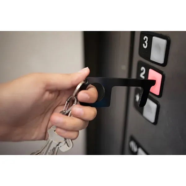 Touchless Black Acrylic Sanitary Key | Plum Grove