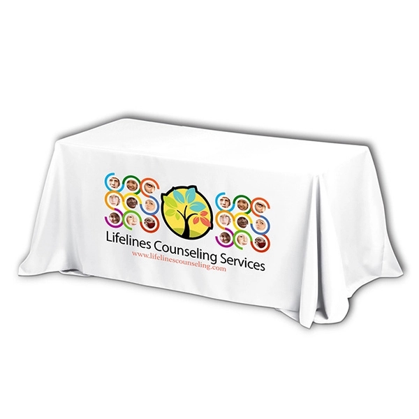 3-Sided Economy Table Covers & Throws (Full Color) | Plum Grove