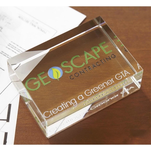 Rectangle Paperweight Award | Plum Grove
